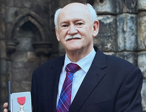 Richard Kenney Receives OBE | Judo Scotland